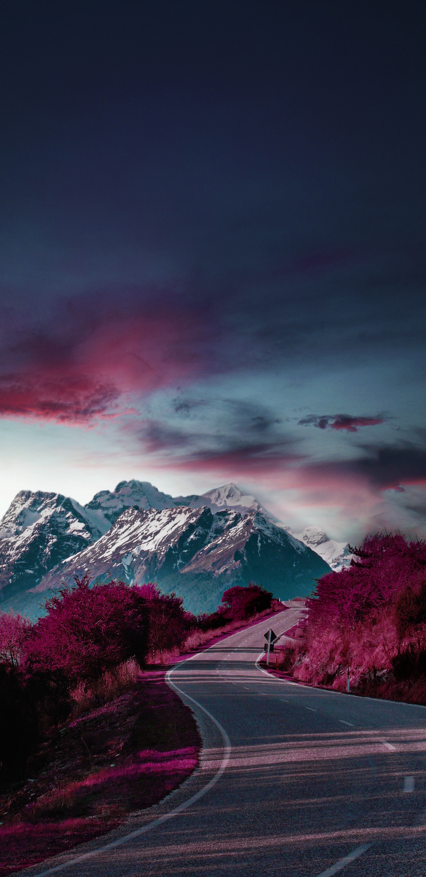 Обои гора, природа, облако, атмосфера, растение для Samsung Galaxy S8/S8+/S9/S9+/Note 8/Note 9 ...