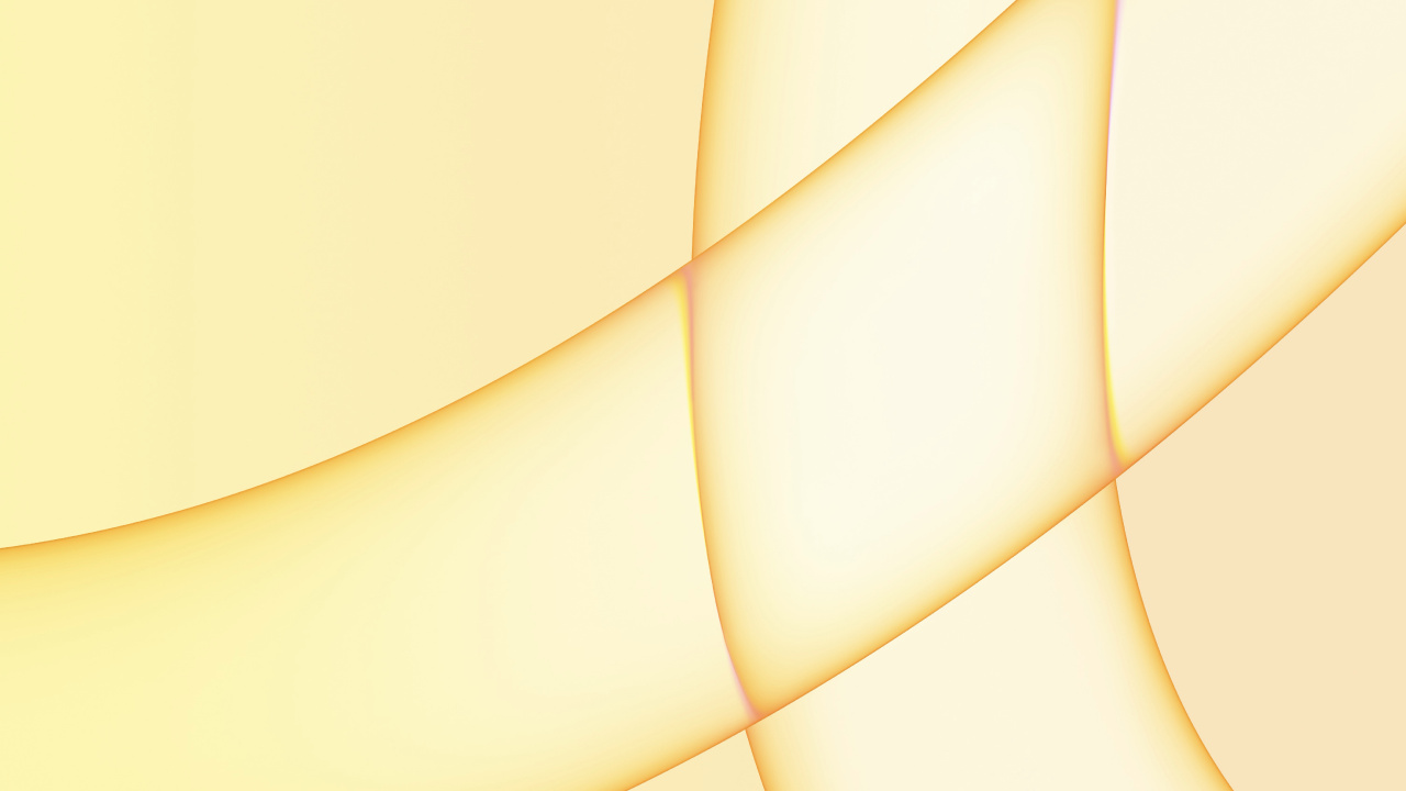 Обои 2021 iMac advertising wallpaper in light yellow for iPad or ...