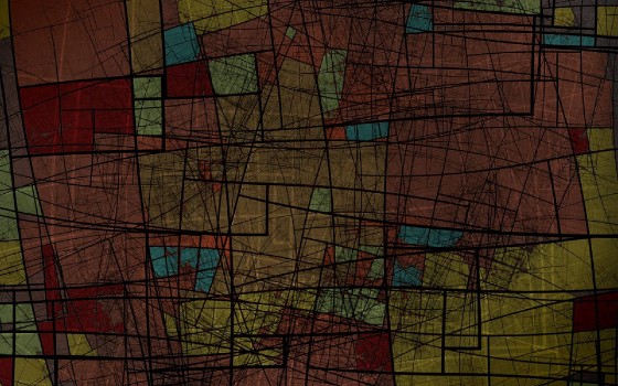 Обои арт, абстрактное искусство, цифровое искусство, стекло, линия 4K ...